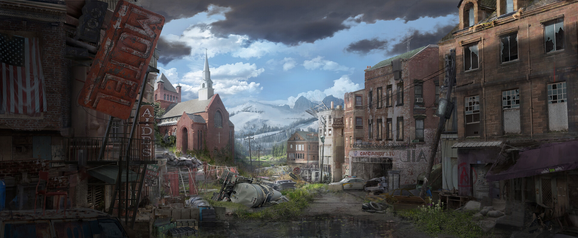 ArtStation - Abandoned town