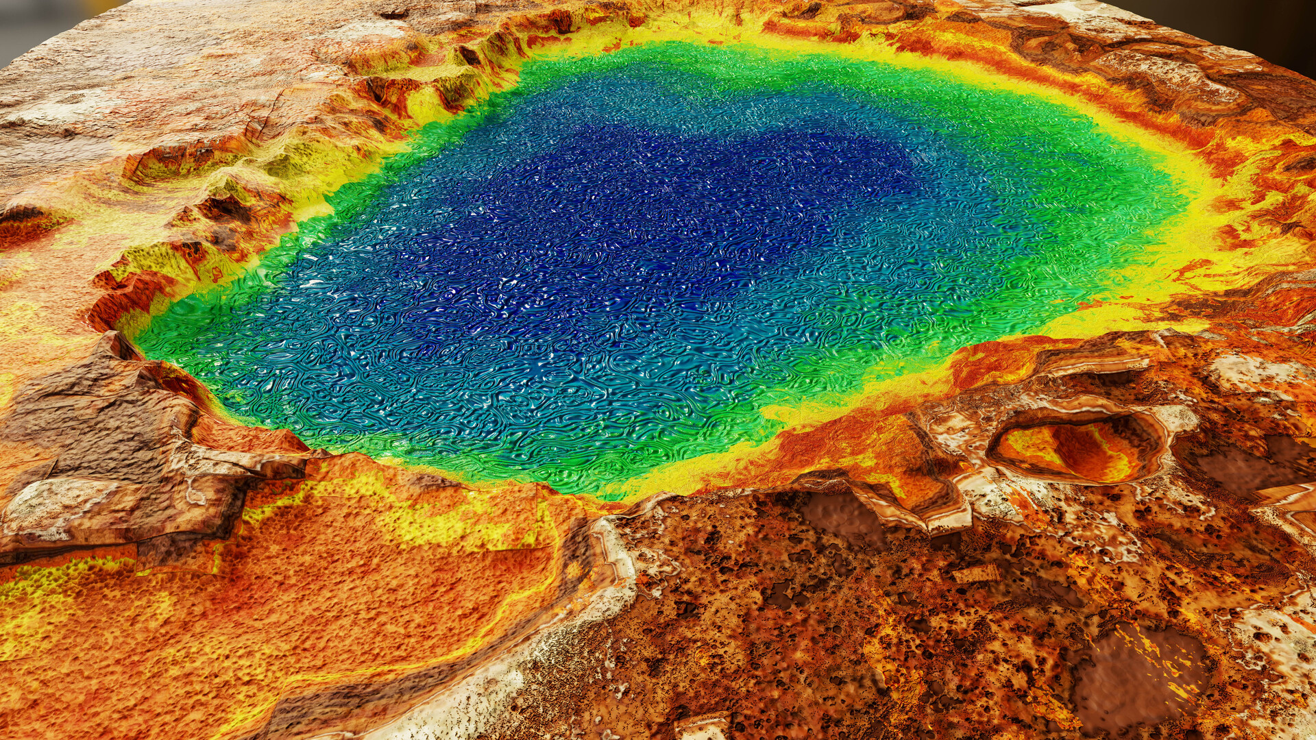 Martin Phillip - Yellowstone Acid Pool Substance Material
