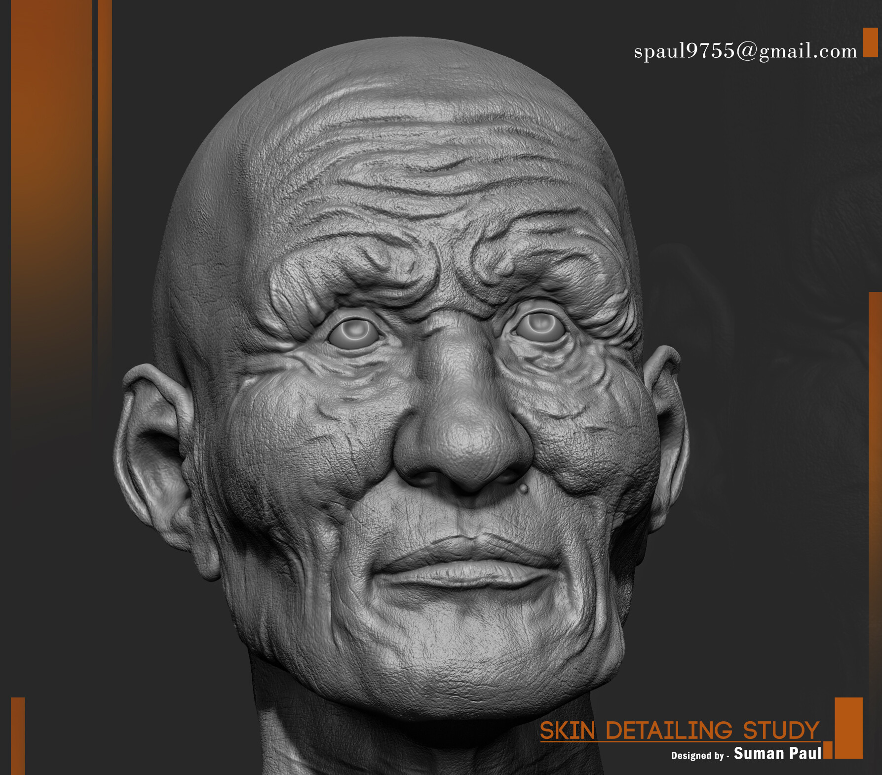 ArtStation - Human Skin Detailing Study