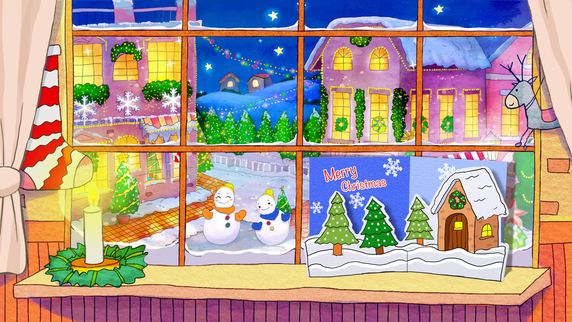 ArtStation - Christmas Songs-Picture Book Virtual Stage