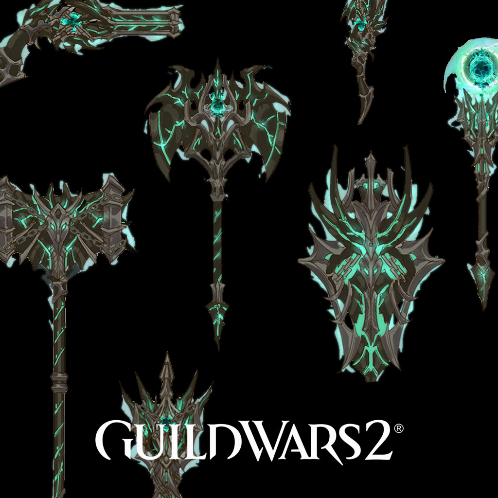ArtStation - Guild Wars 2: Seven Reapers Weapon Concept