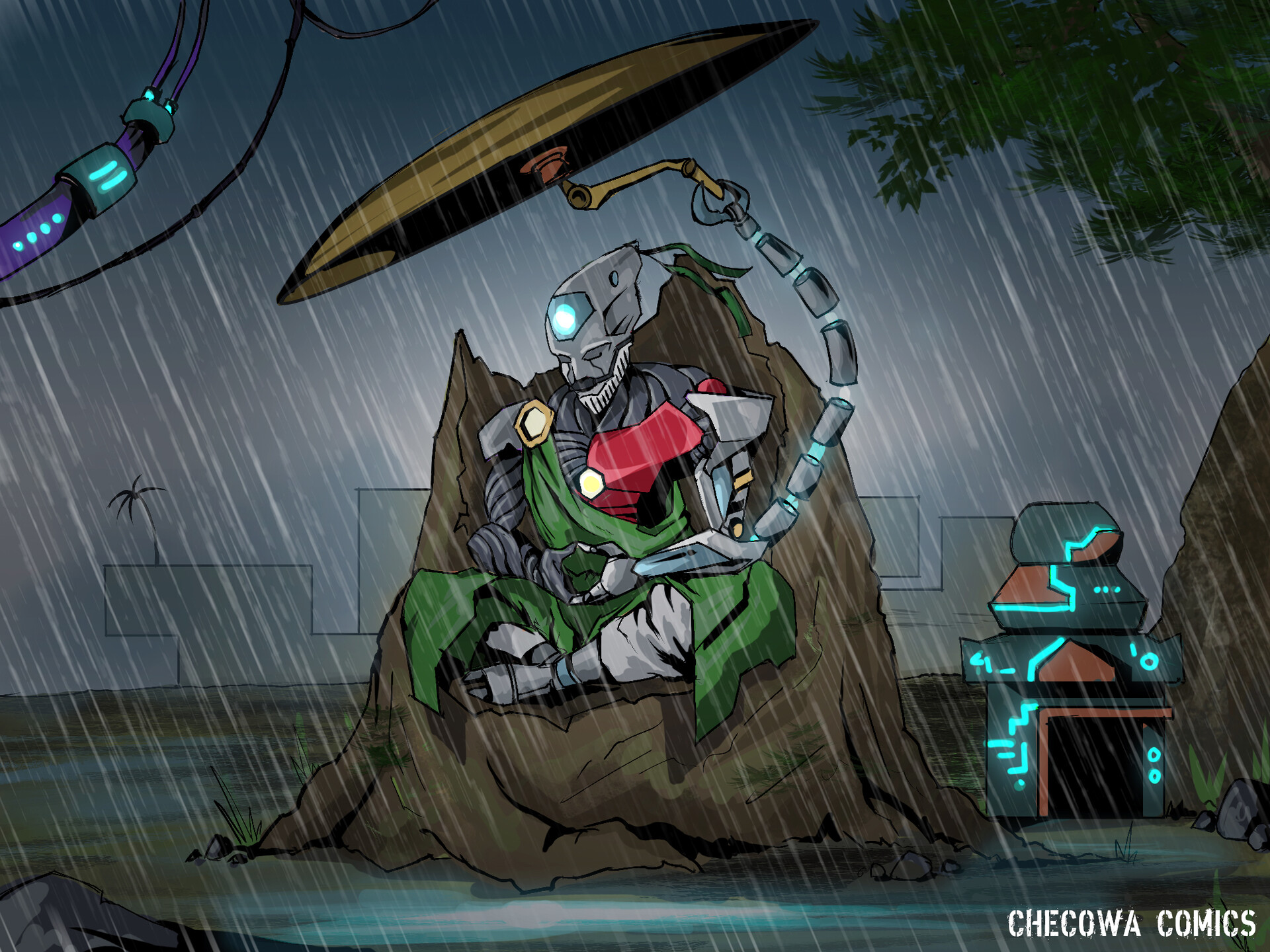 ArtStation - Paaxan- The Android monk