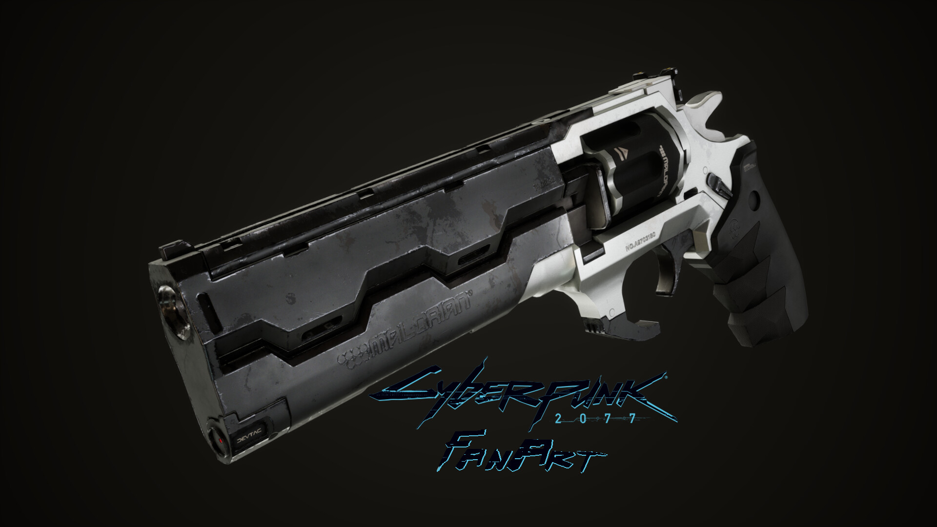 ArtStation - Cyberpunk 2077 - Overture Revolver Fan Art