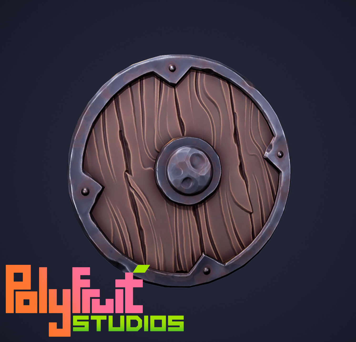 ArtStation - Viking Shield - Poly Fruit Studios