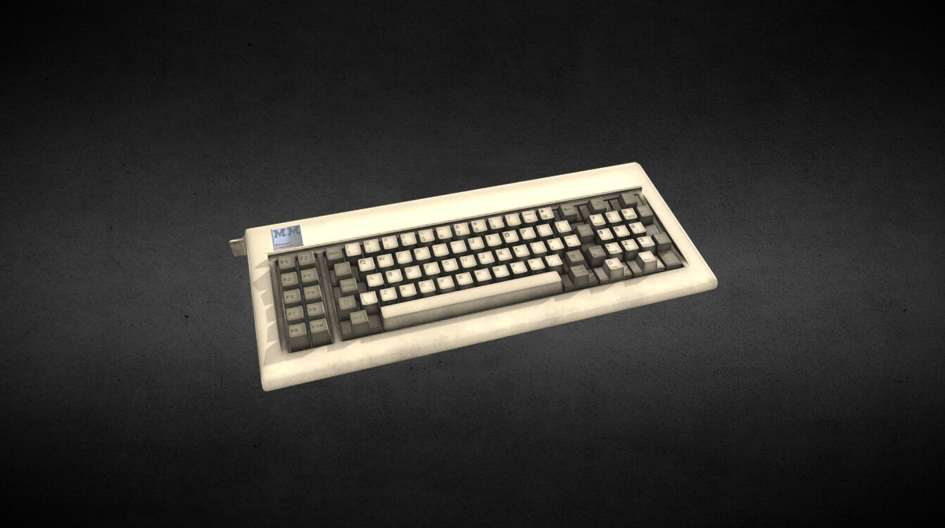 ArtStation - Dusty 80s Keyboard