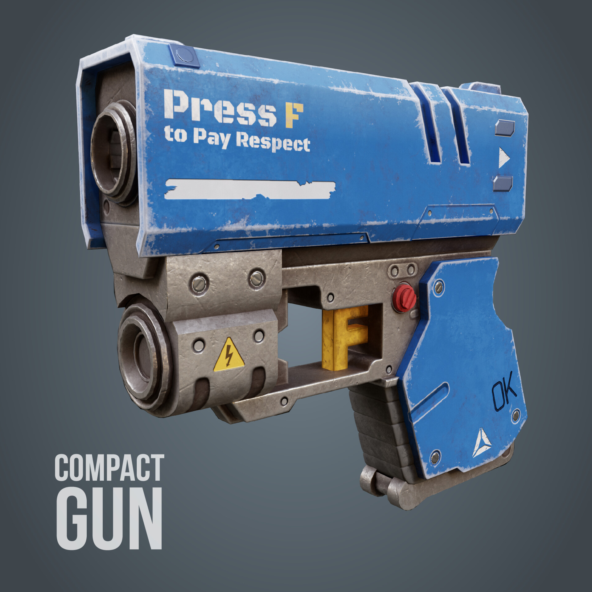 ArtStation - Stylized compact gun (game item)
