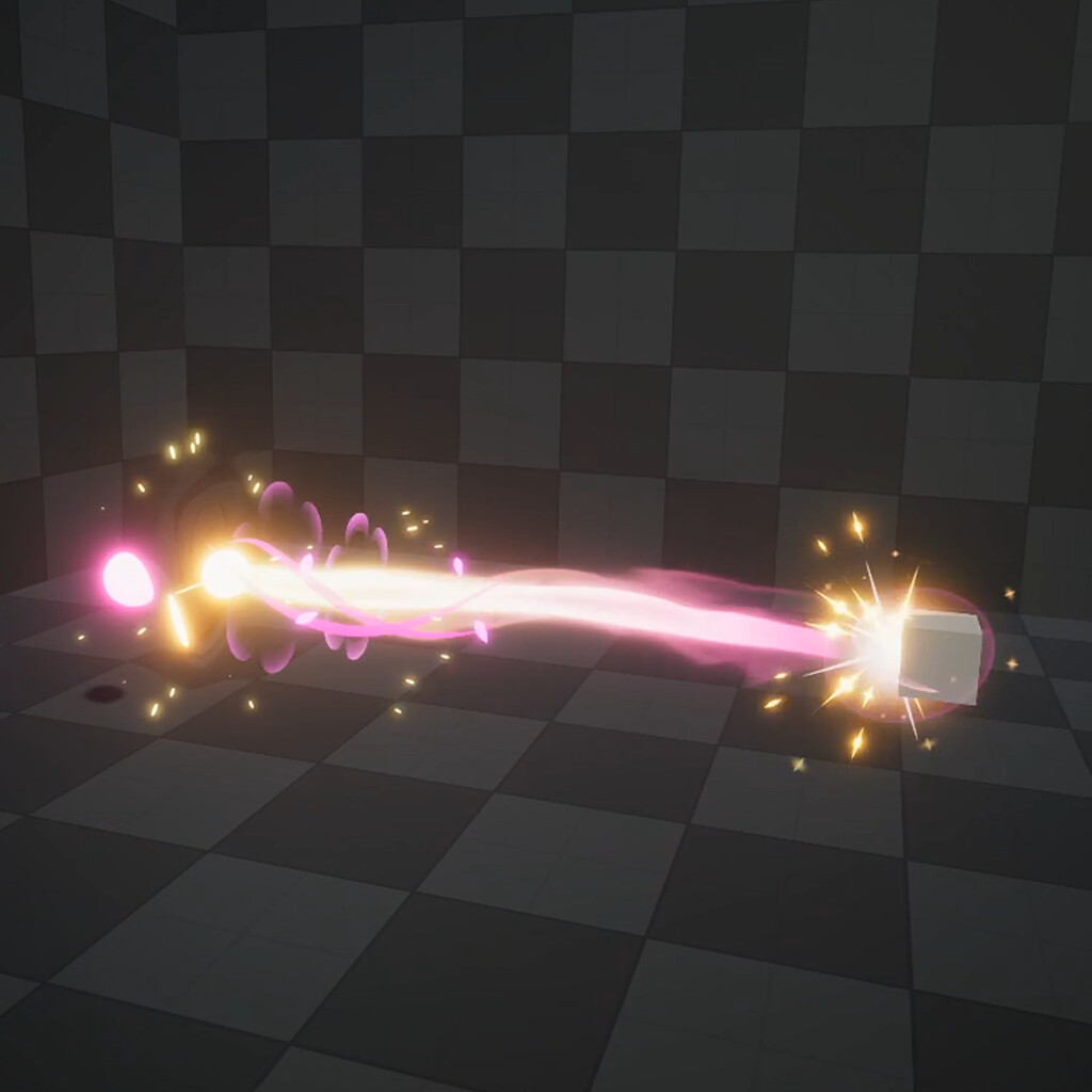 ArtStation - VFX Flower Beam