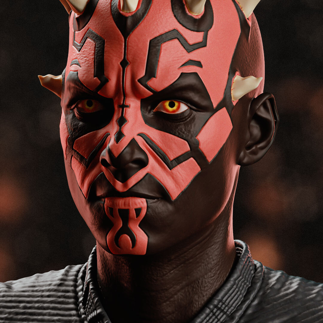 ArtStation - Darth Maul Bust