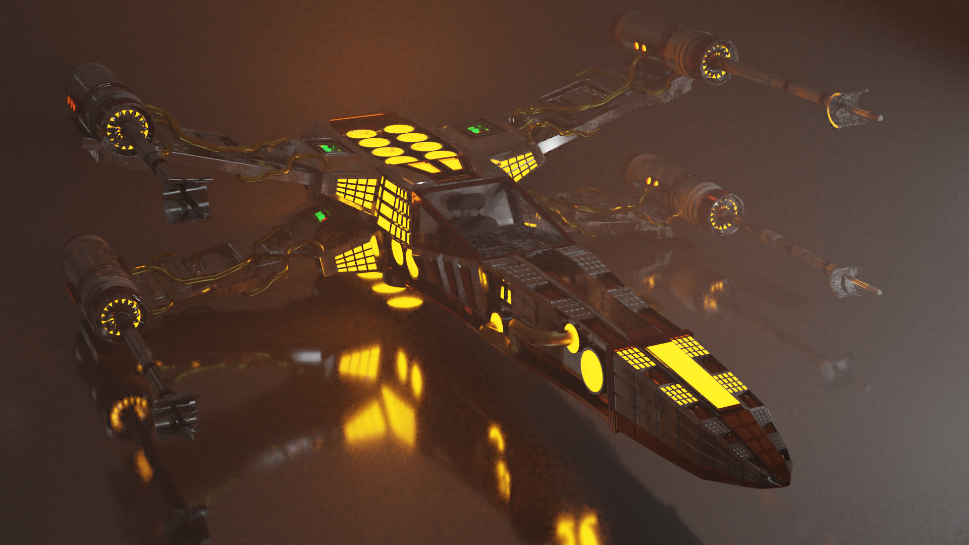 ArtStation - X wing.