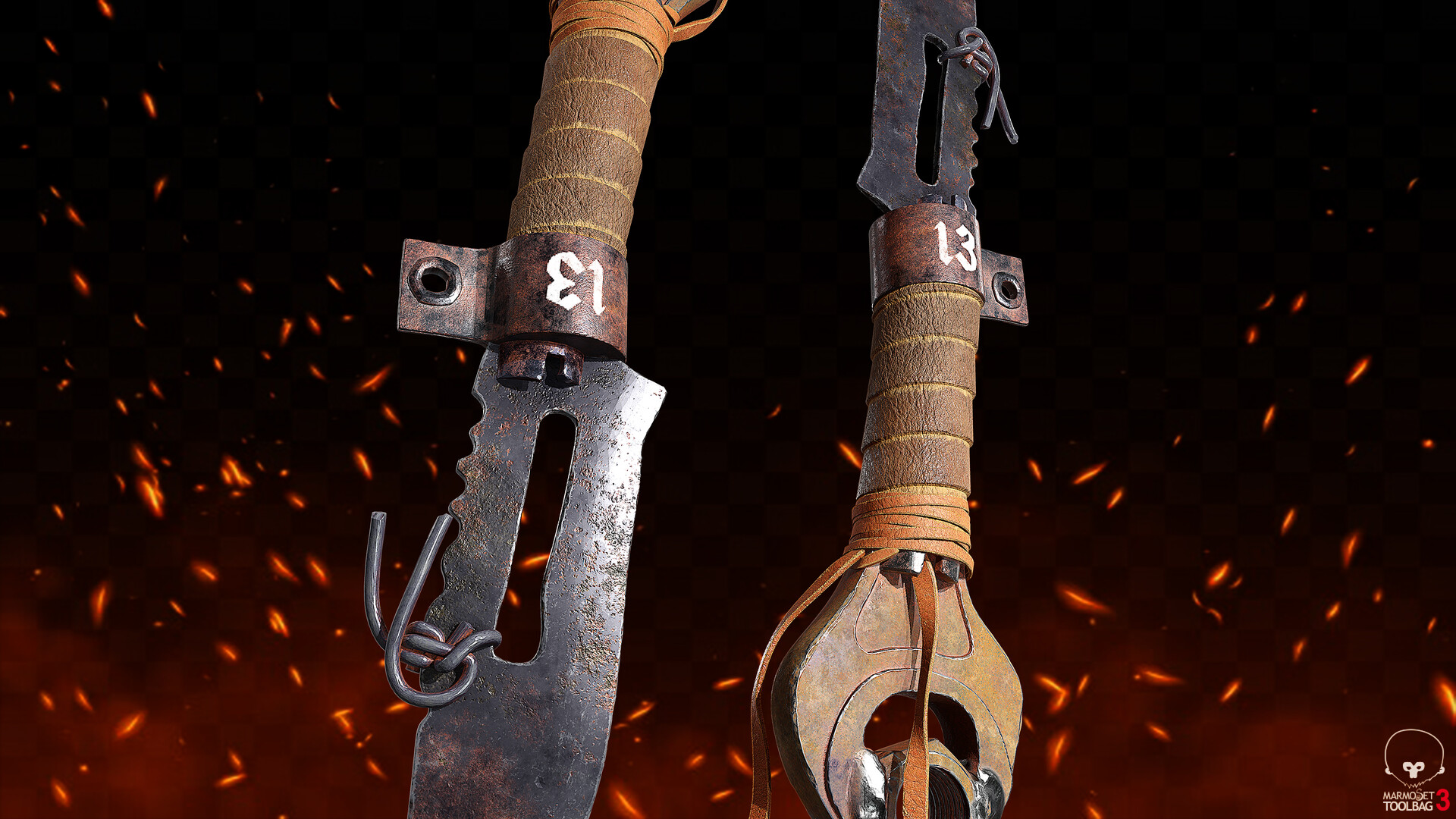 ArtStation - Post-Apocalyptic Knife