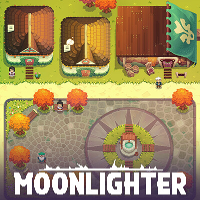 ArtStation - Moonlighter village