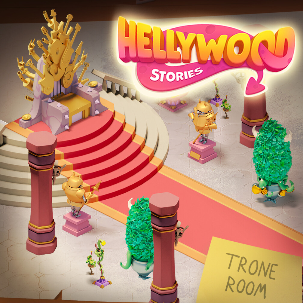 ArtStation - 3D Gaming Props for Lucy’s Ville: Infernal Merge - Part II