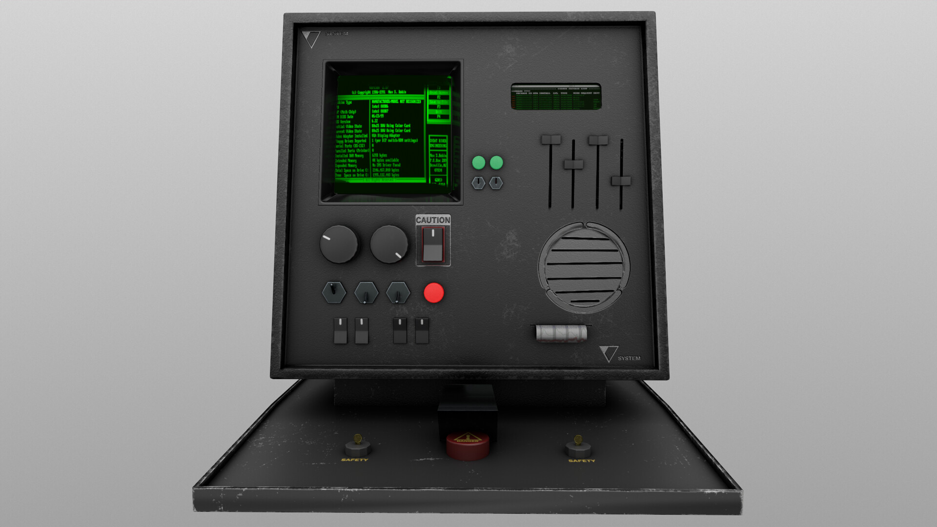 ArtStation - Retro control PC