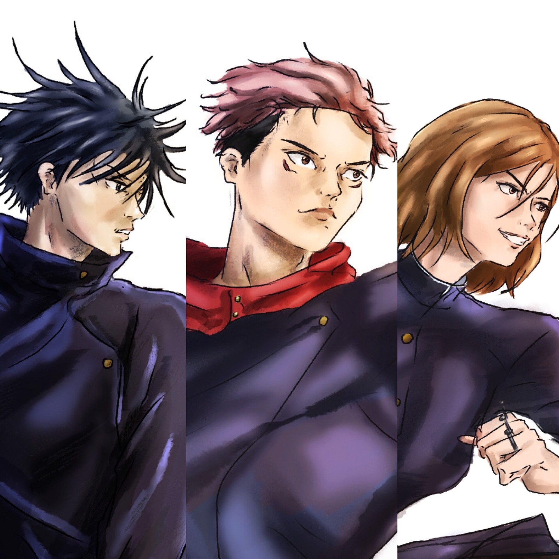 ArtStation - JUJUTSU KAISEN _ BIG THREE