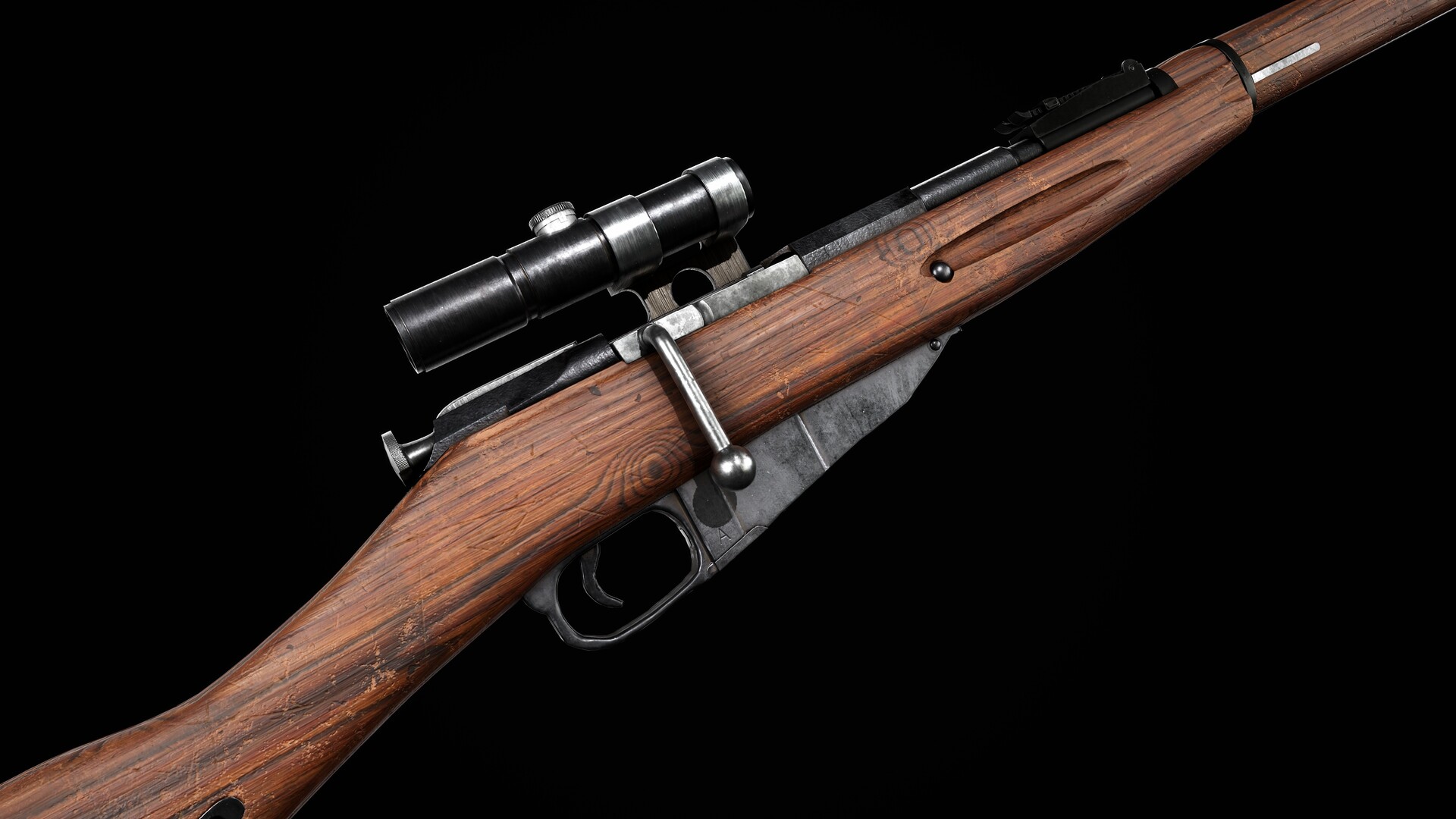 ArtStation - Sniper Mosin-Nagant