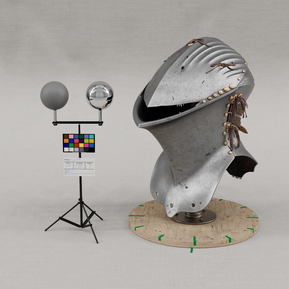 ArtStation - Stechhelm - Helm for the Joust of Peace