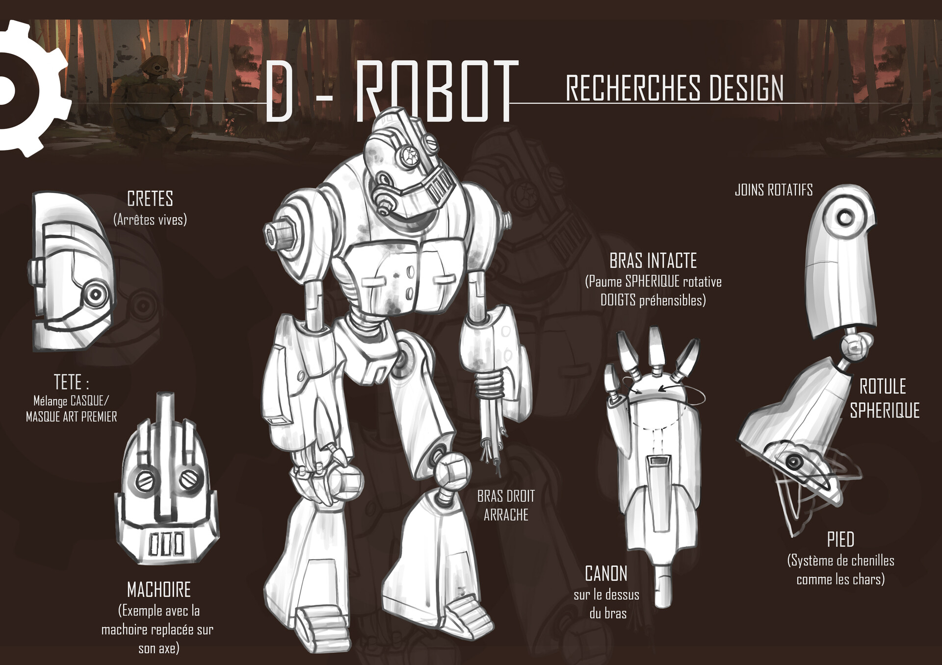 ArtStation - Robot project - DA