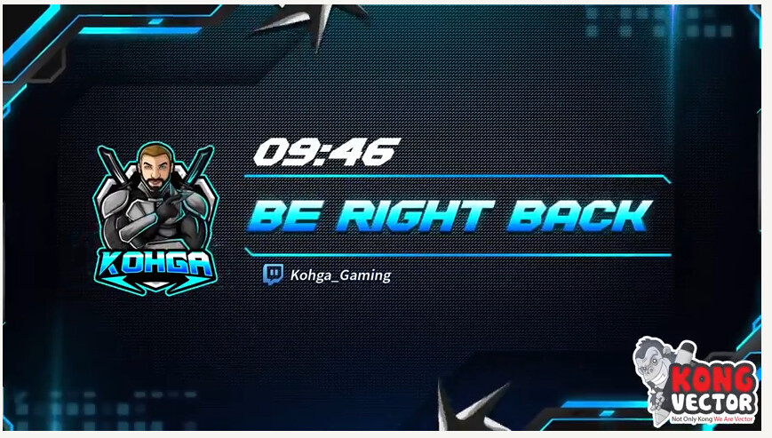 ArtStation - Custom Animated BRB Screen