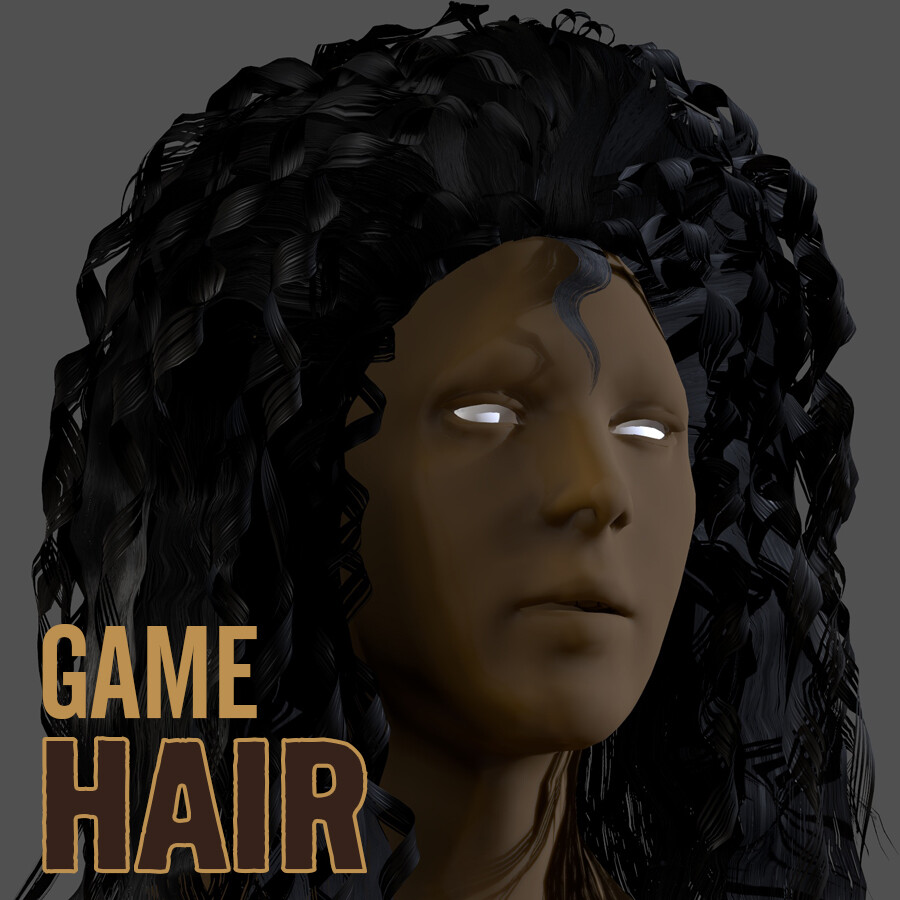 ArtStation - Hair_Female_08