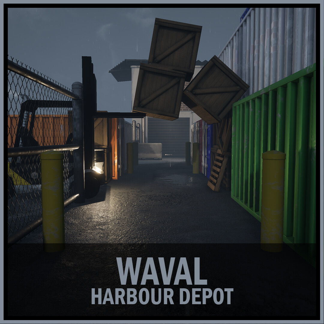 ArtStation - Waval harbour depot