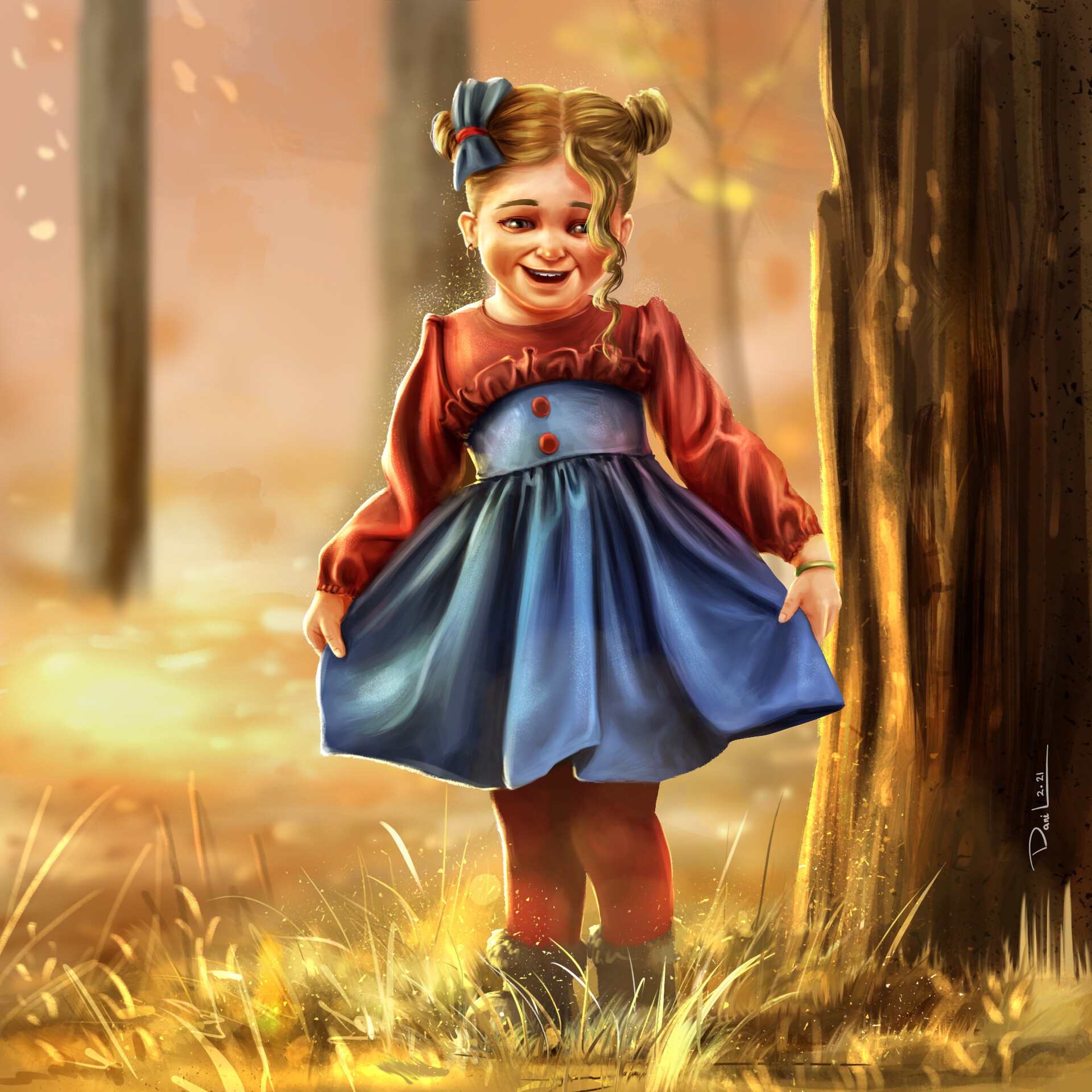 ArtStation - little girl