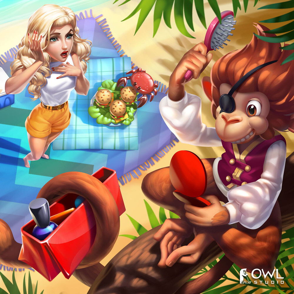 ArtStation - Cartoon Game Illustrations part 3