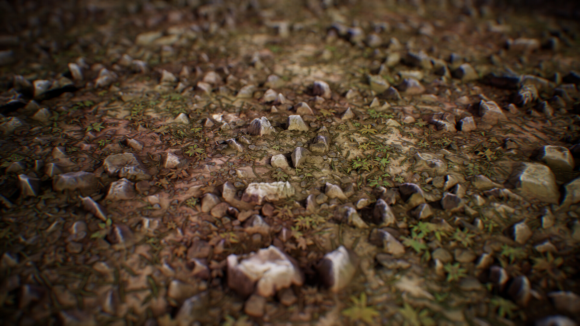 ArtStation - Rocky Path - Procedural Real Time Render