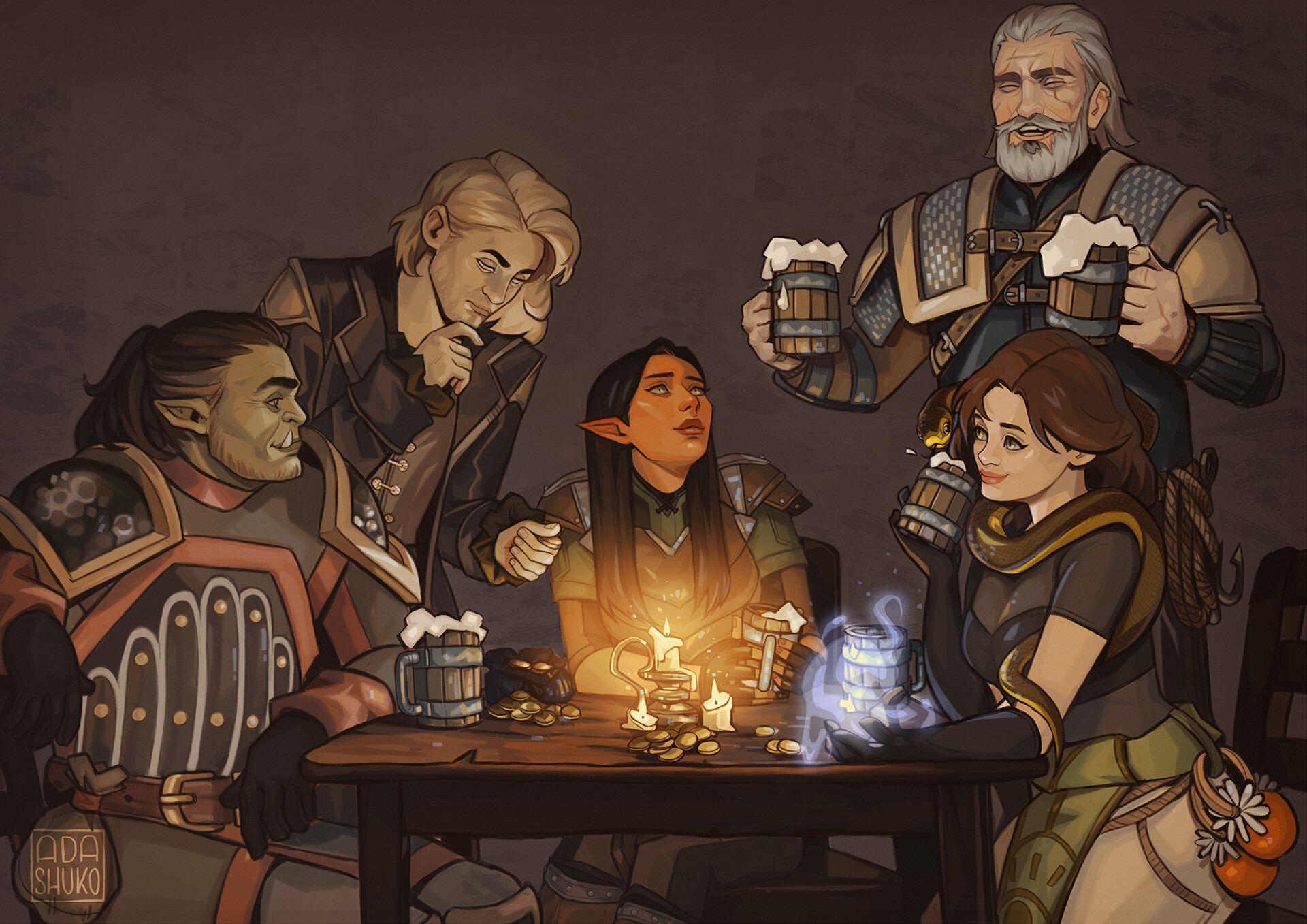 ArtStation - DnD commission