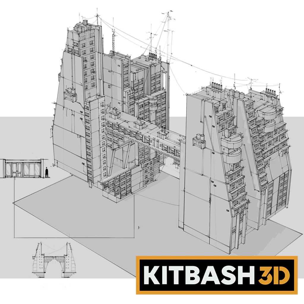 ArtStation - SOVIET BLOCKS | KITBASH3D