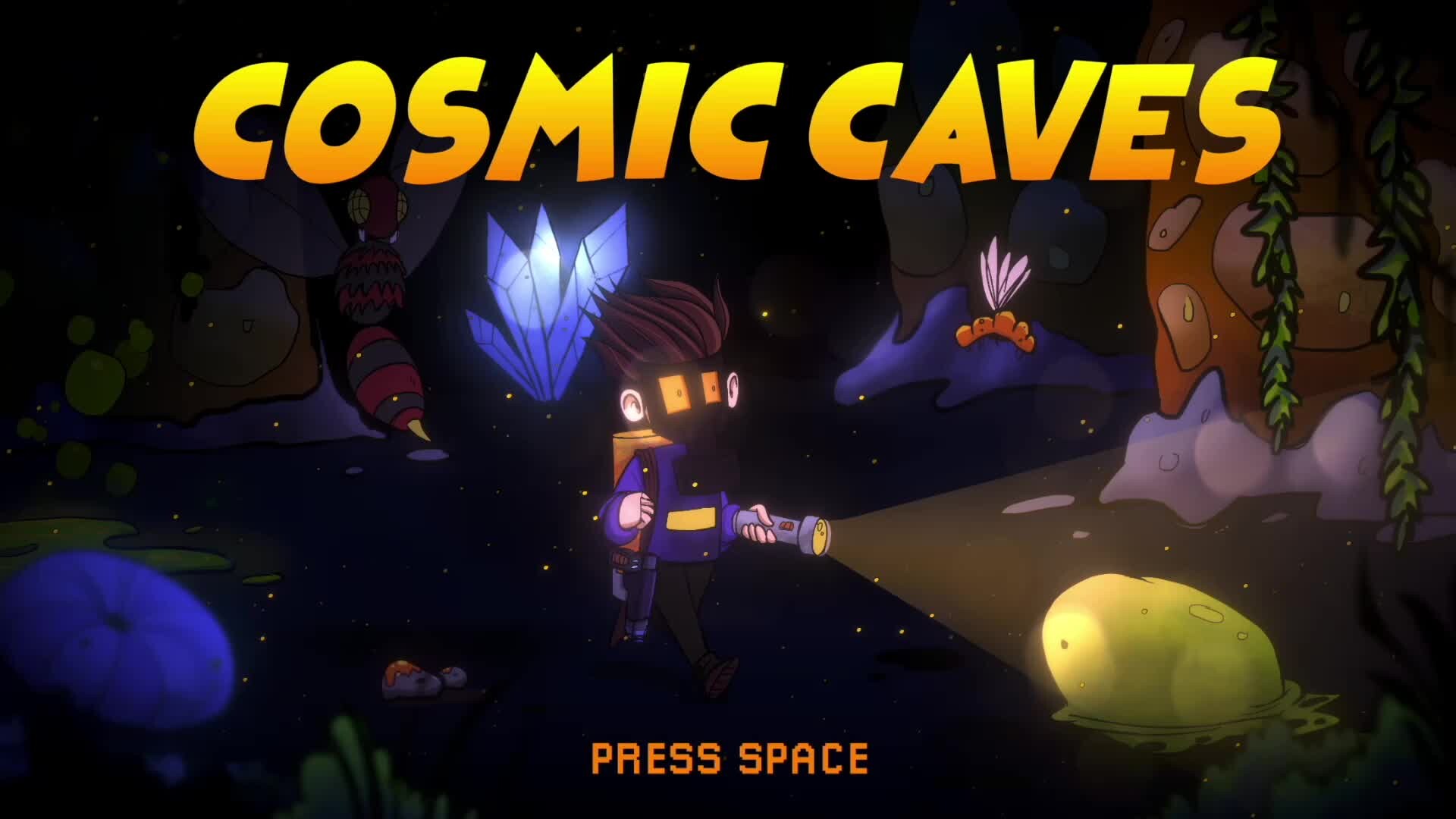 ArtStation - Cosmic Caves 3D pixel art game