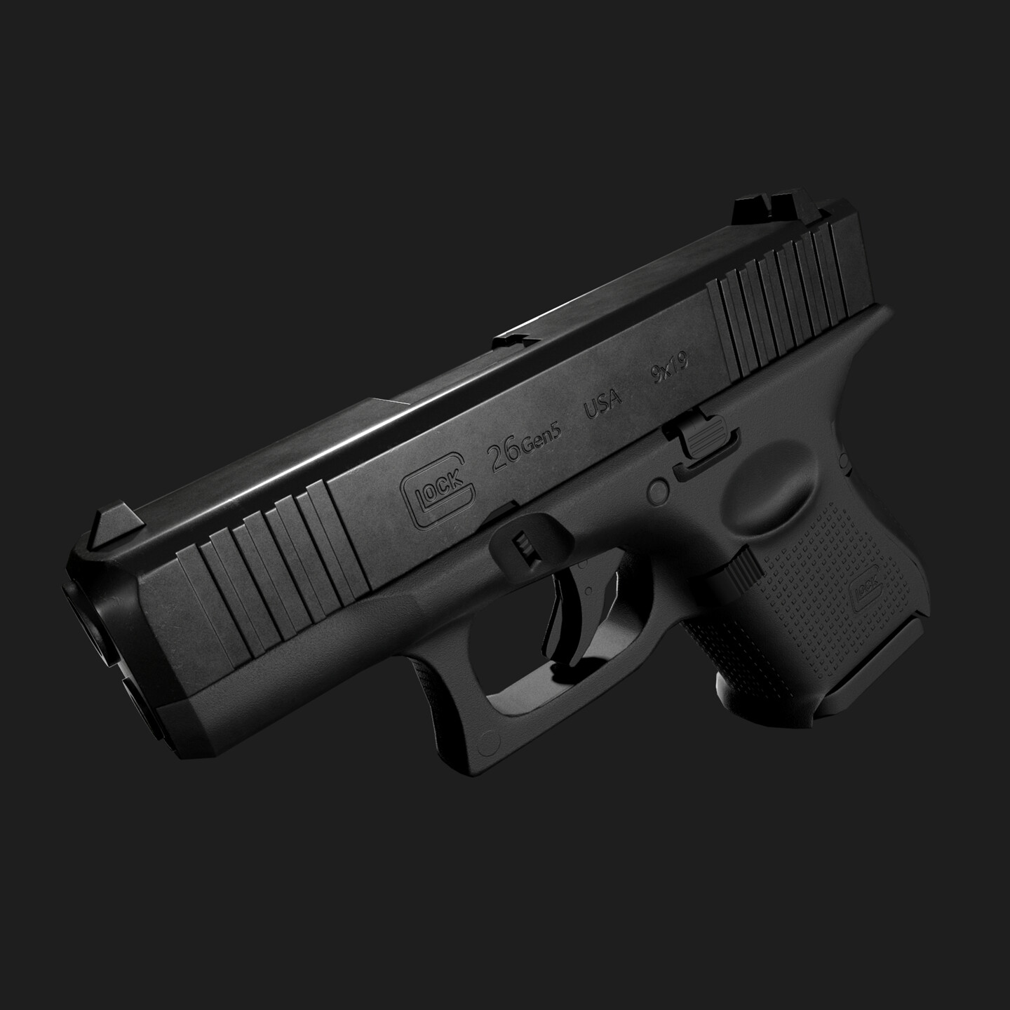 ArtStation - Glock 26