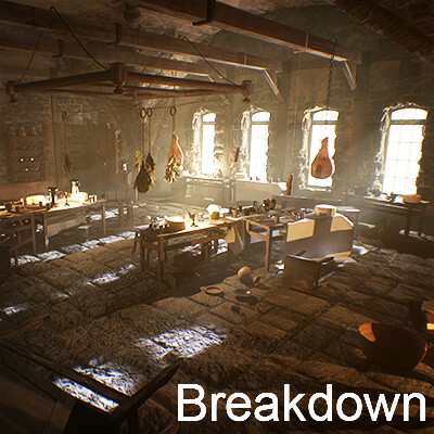ArtStation - Medieval Kitchen (Breakdown)