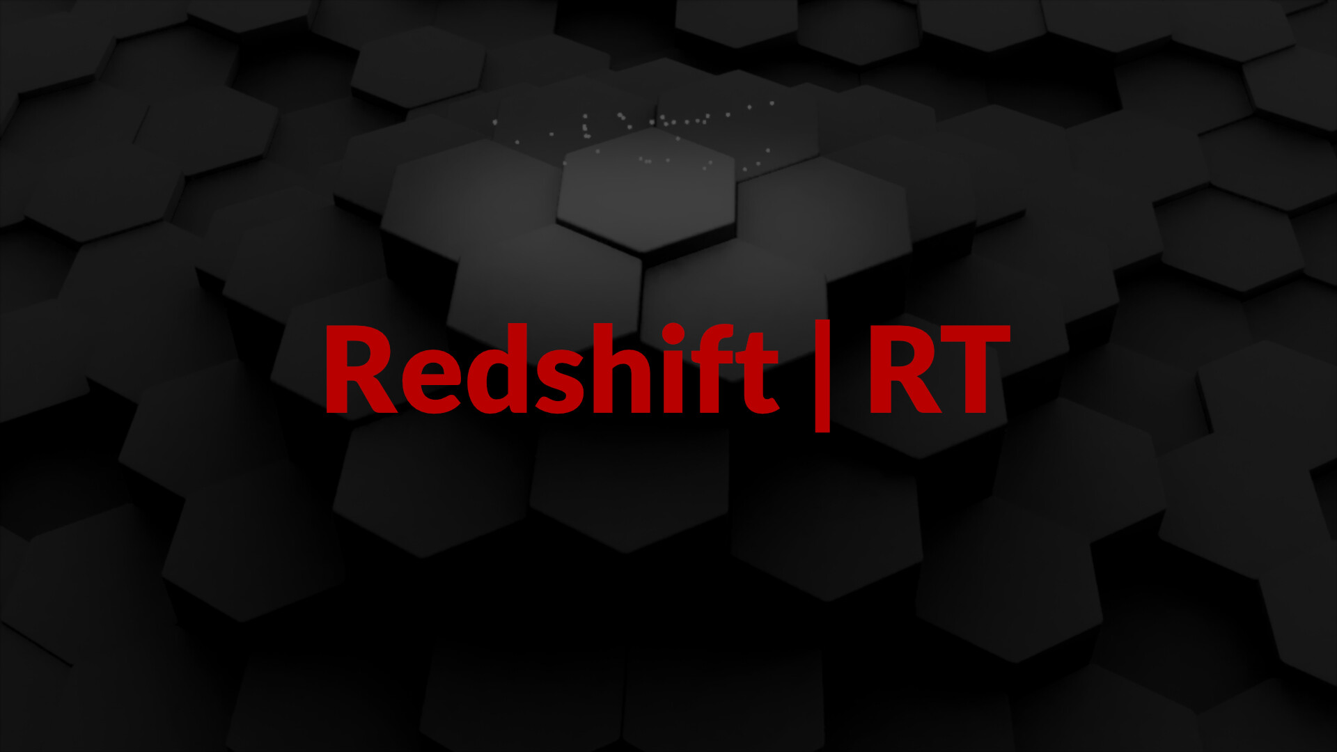 ArtStation - Redshift RT Demo