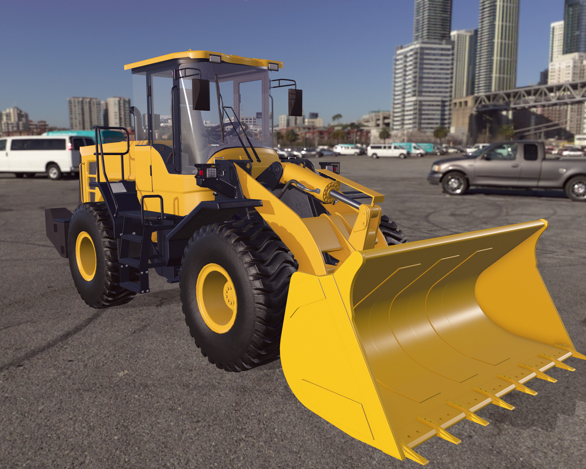 ArtStation - Front loader L956F (SDLG)