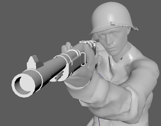 ArtStation - Toy soldier animation
