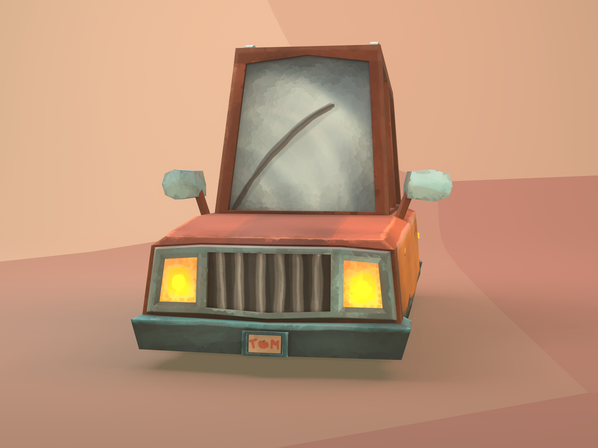 ArtStation - Stylized car