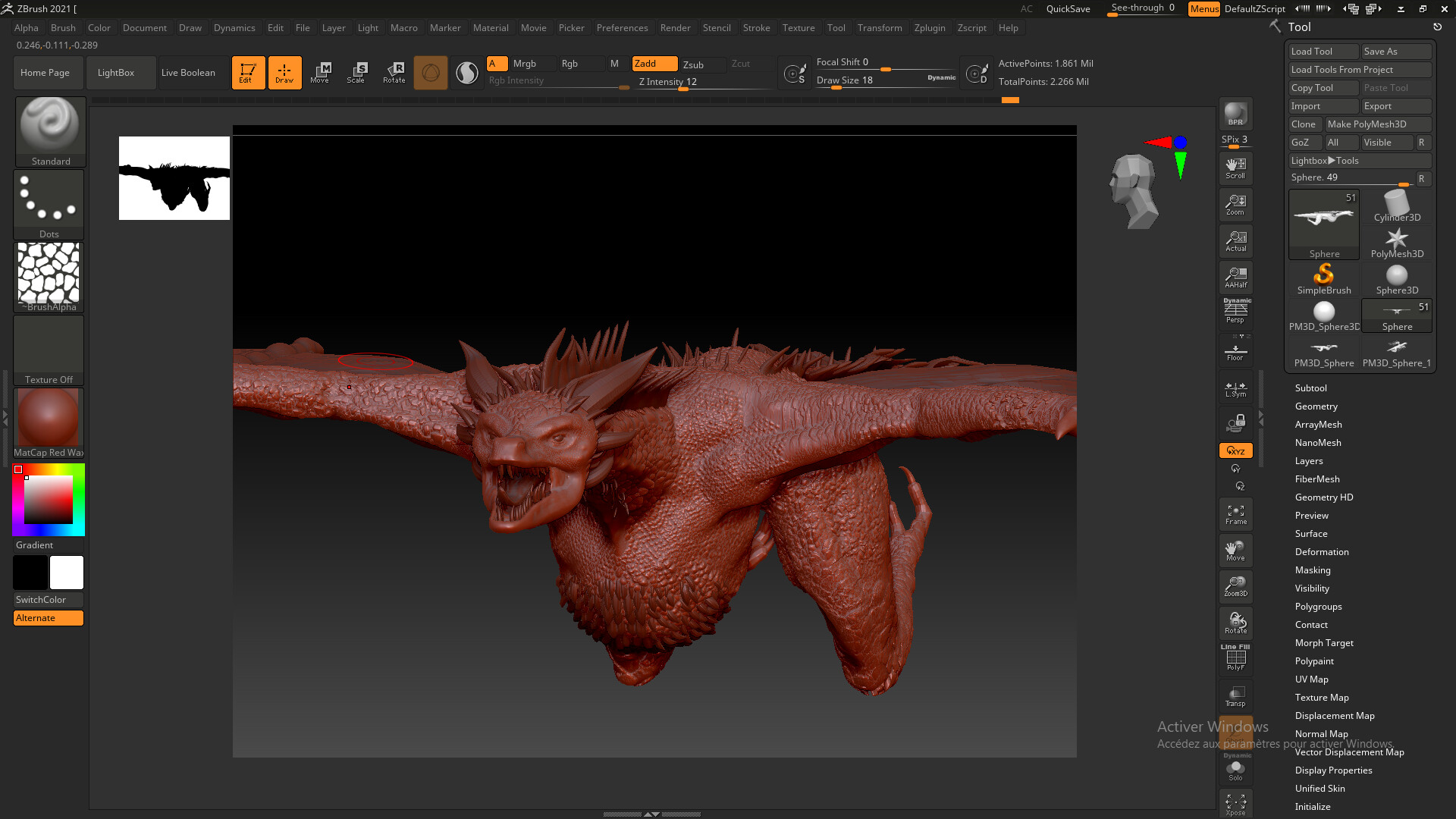 ArtStation - game of thrones dragon model v2