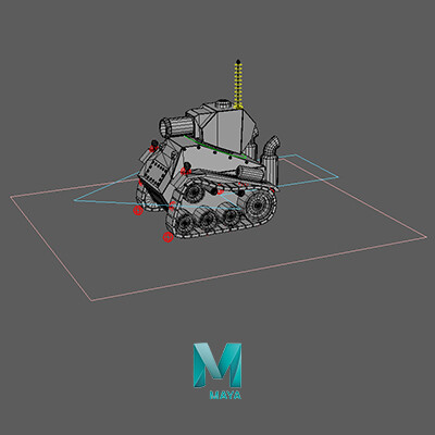 ArtStation - Stylized Tank Rig