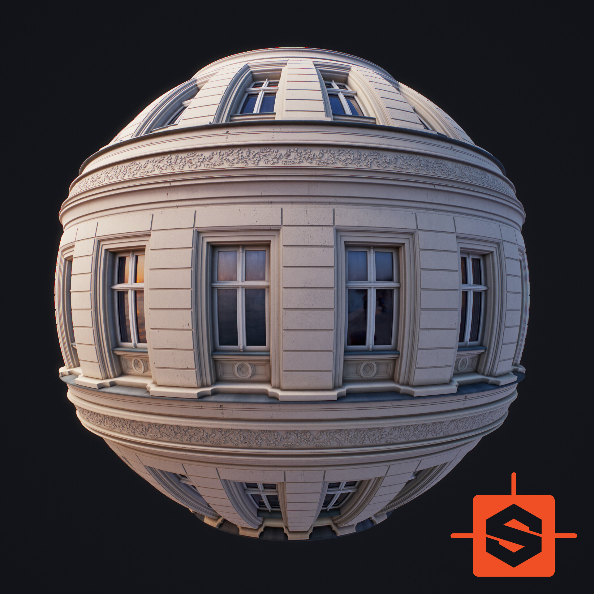 ArtStation - Neoclassical Facade