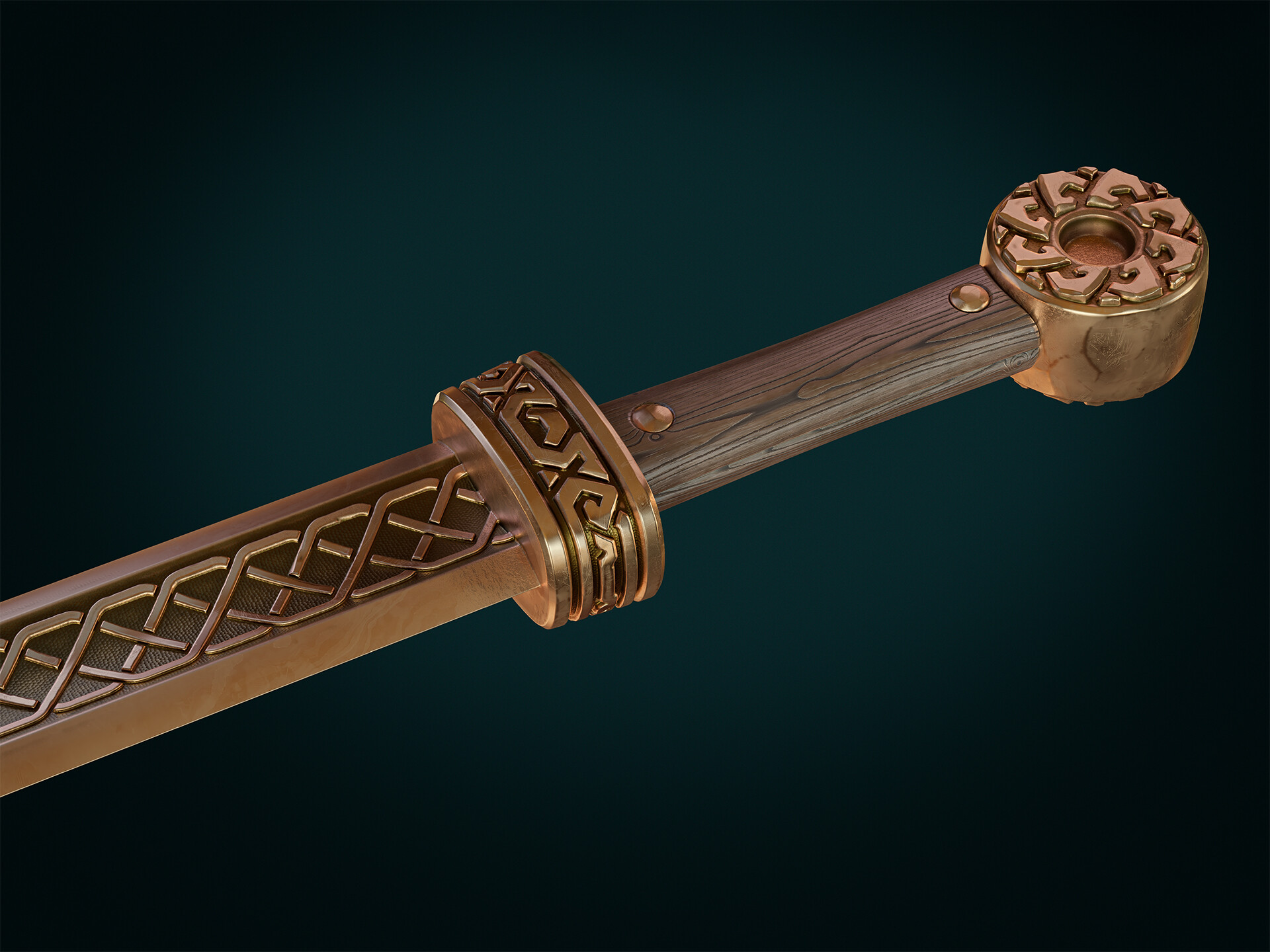 ArtStation - Bronze sword