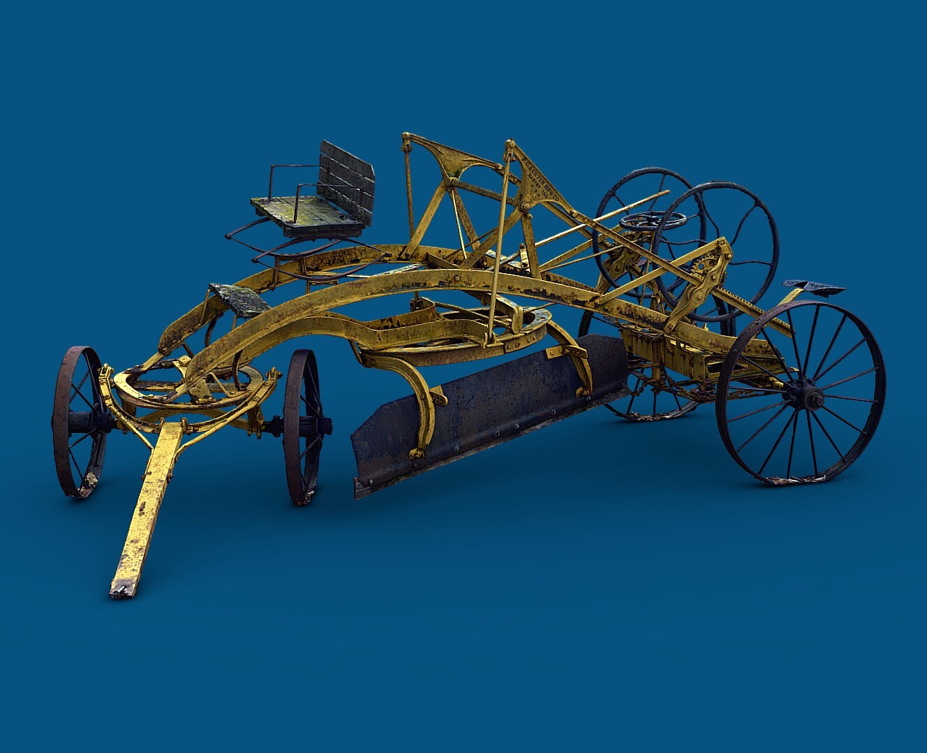 ArtStation - Reversible Road Machine (1890s Plow)