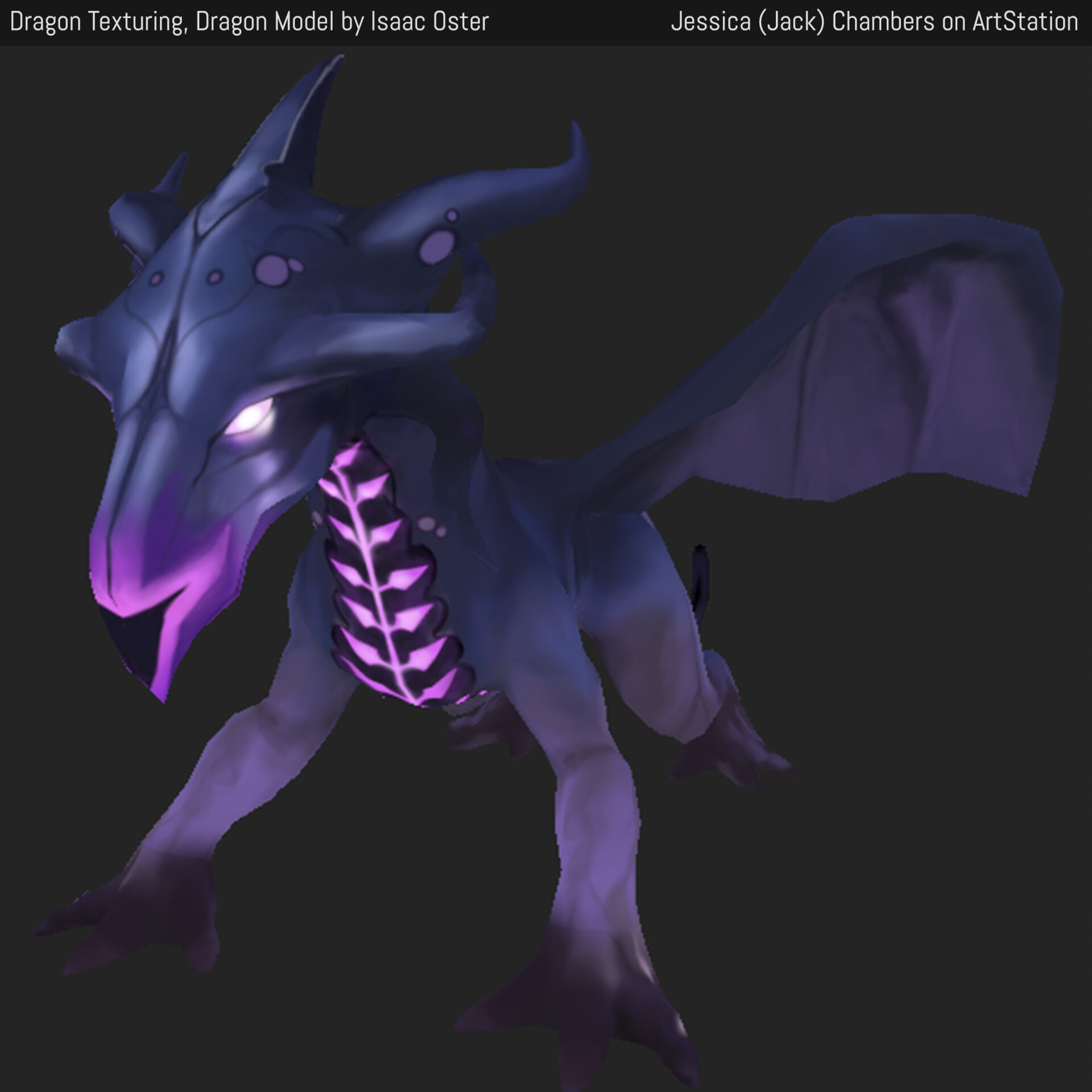 ArtStation - Dragon: Hand-Painted Textures