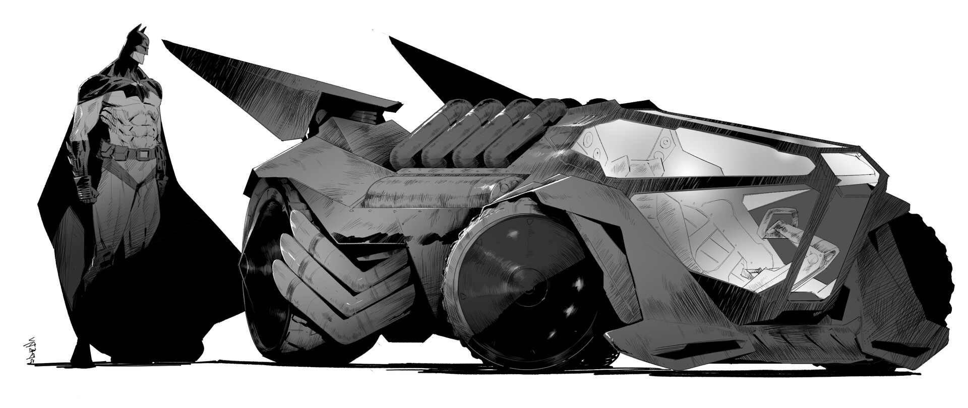 ArtStation - BATMAN STUDY