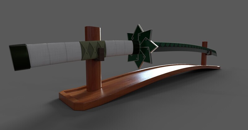 ArtStation - Sanemi Shinazugawa Sword from Demon Slayer