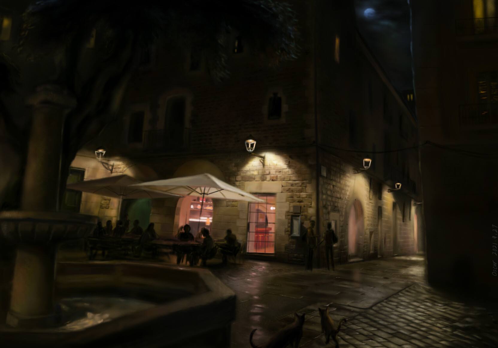 ArtStation - Warm night