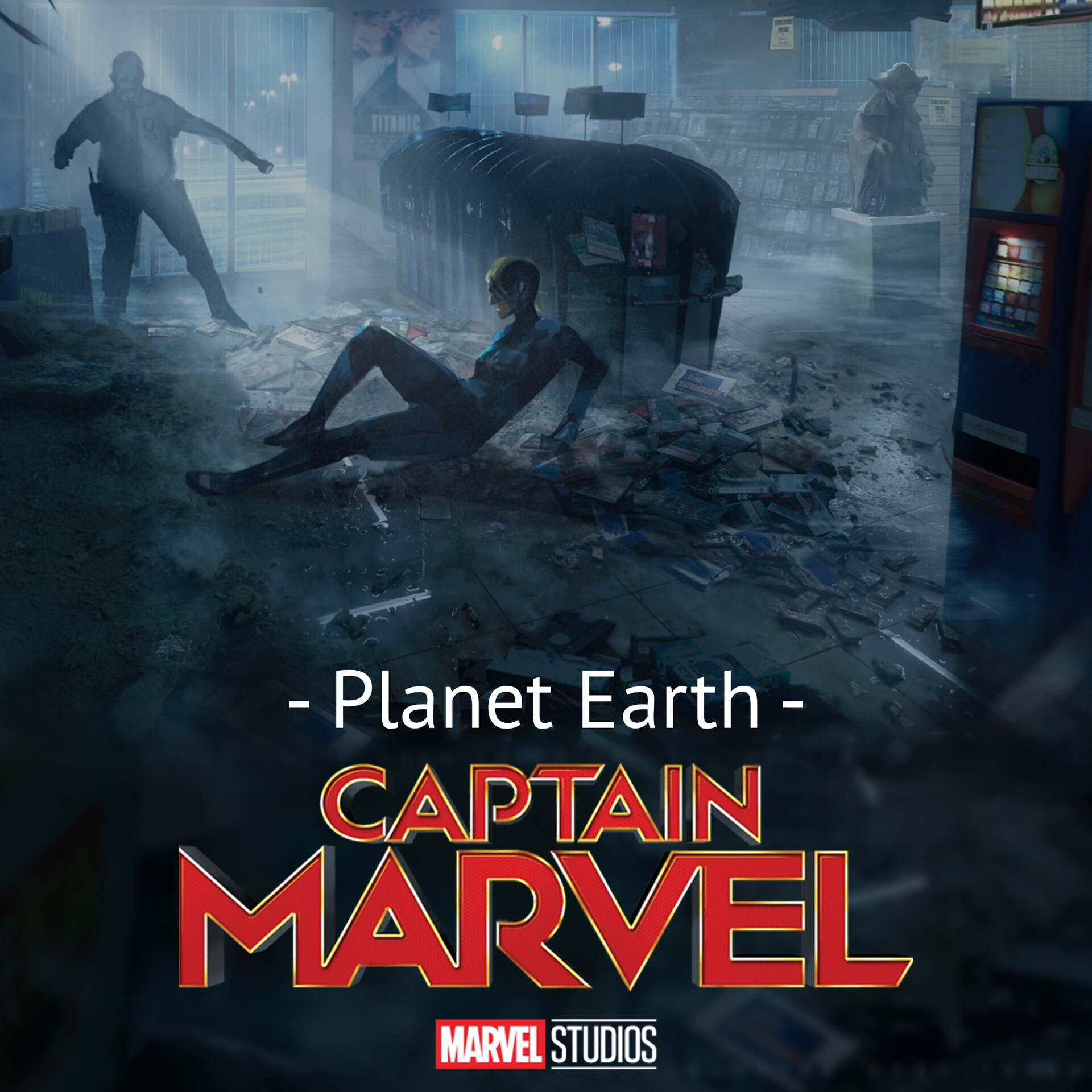 ArtStation - CAPTAIN MARVEL - Stories: Planet Earth