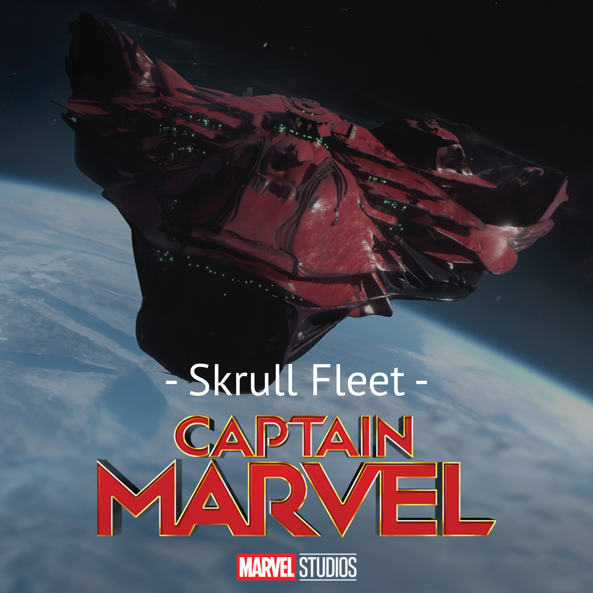 ArtStation - CAPTAIN MARVEL - Stories: Skrull Fleet