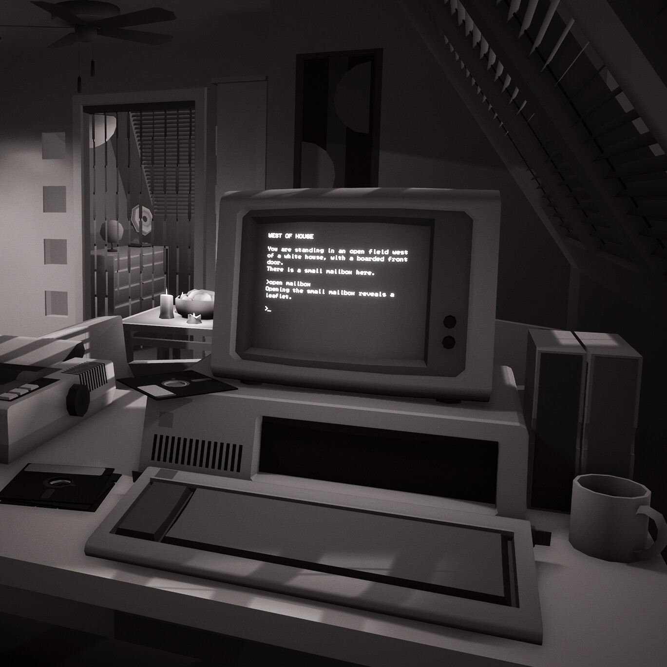 ArtStation - Household Props Challenge - Noir Apartment