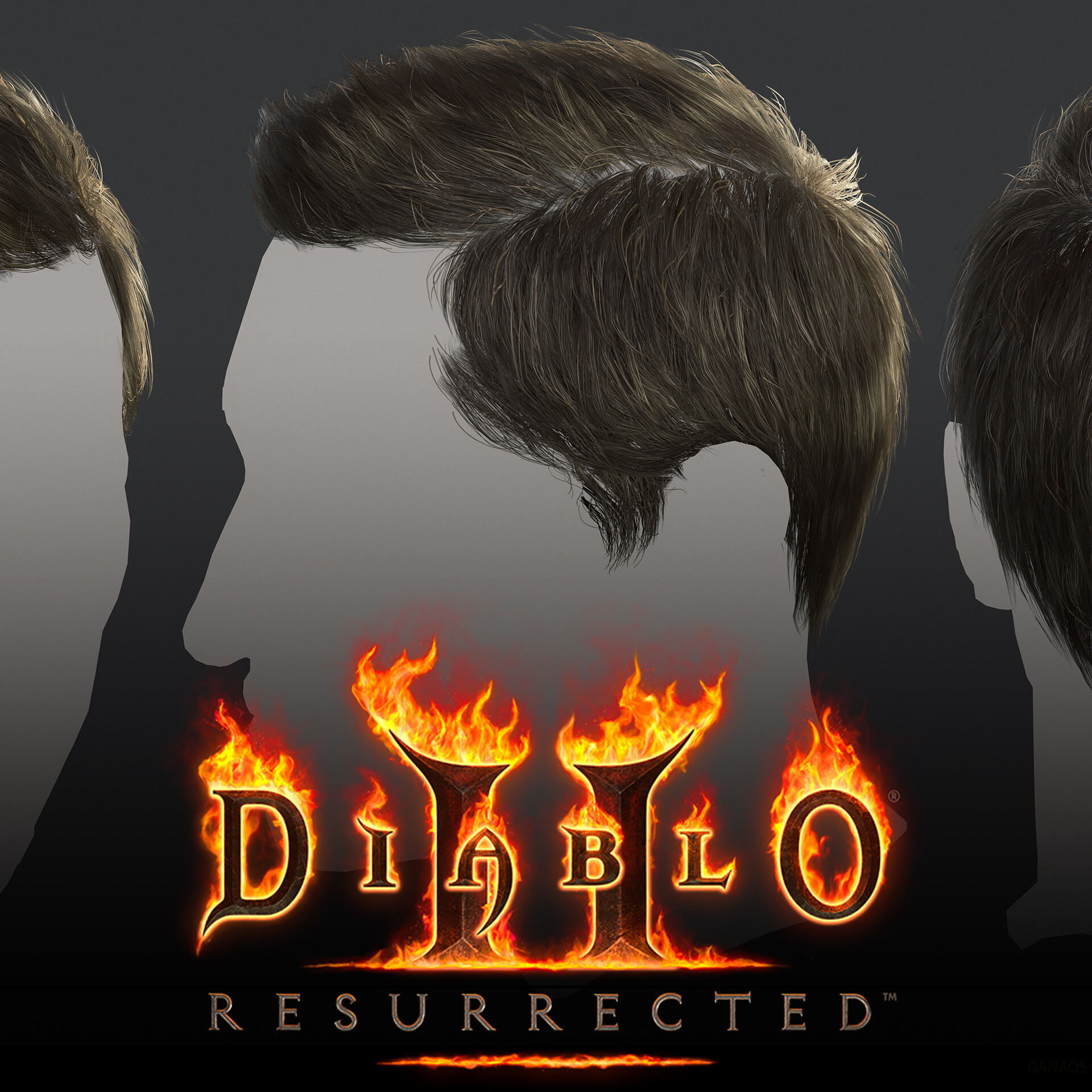 ArtStation - Diablo® II: Resurrected Hairstyles