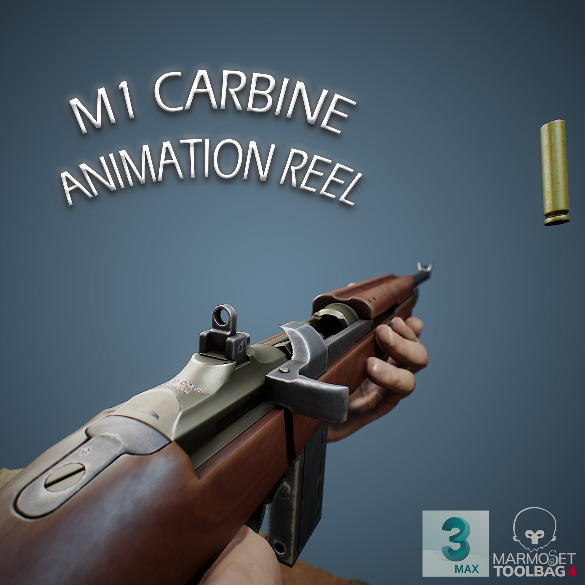 ArtStation - M1 Carbine Animation Set